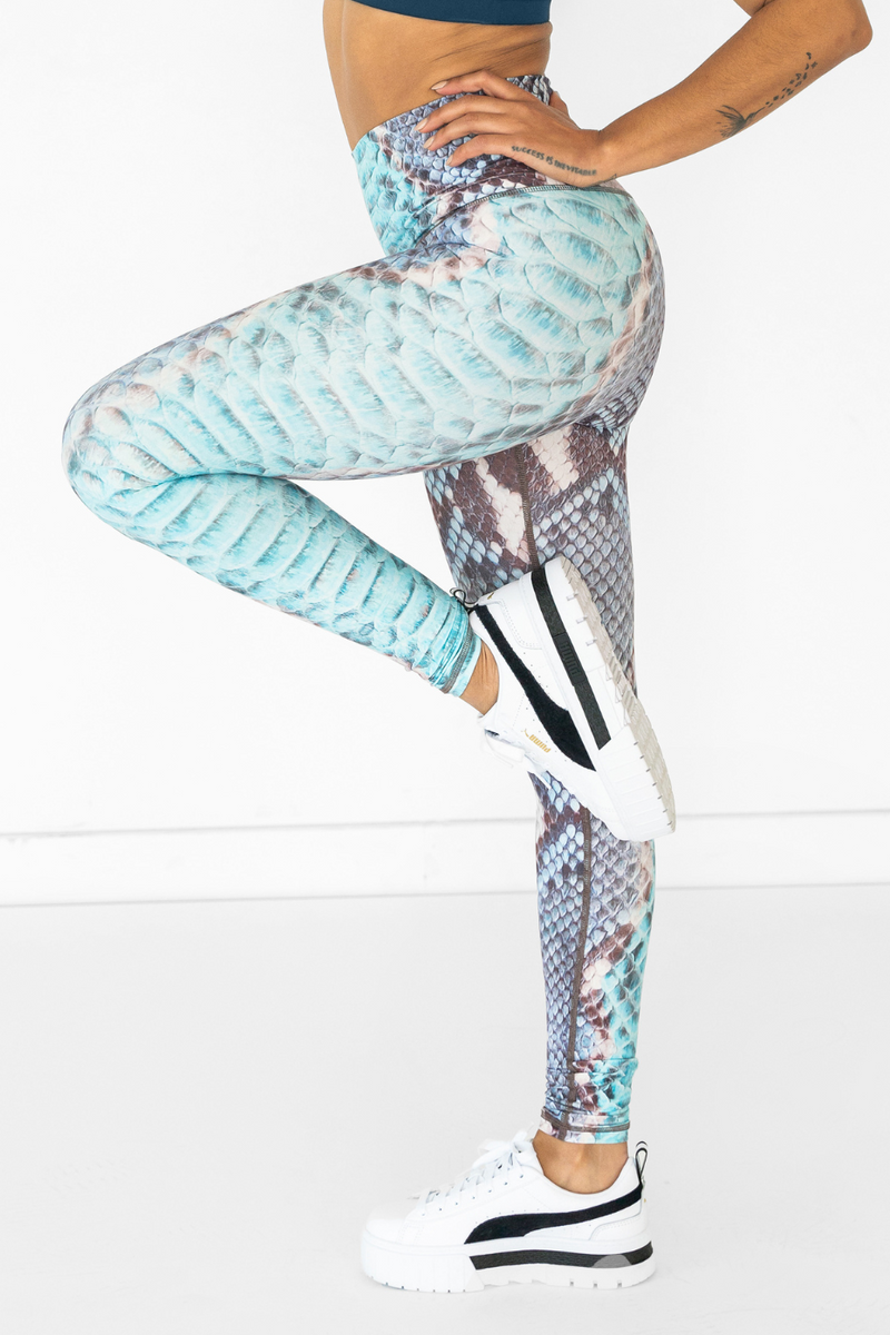 Python Legging | Teal – Resoluna